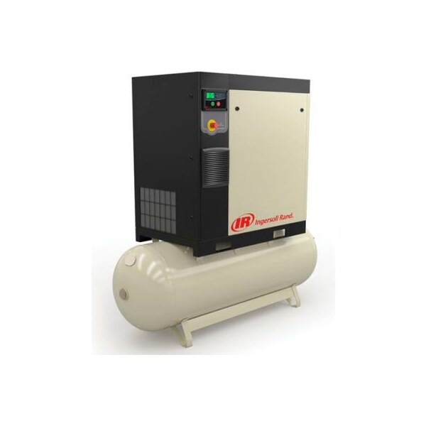 Ingersoll-Rand Ingersoll Rand R4i-145, 5 HP, Rotary Screw Comp, 120 Gal, Horiz., 145 PSI, 14.27 ...